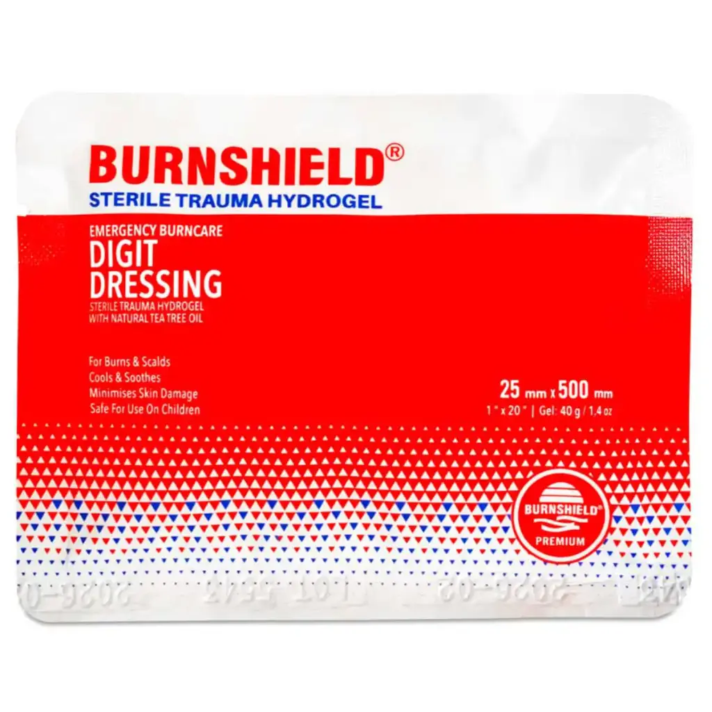 Burnshield Digit Dressing 25x500mm – Burn Aid for Fingers and Toes.